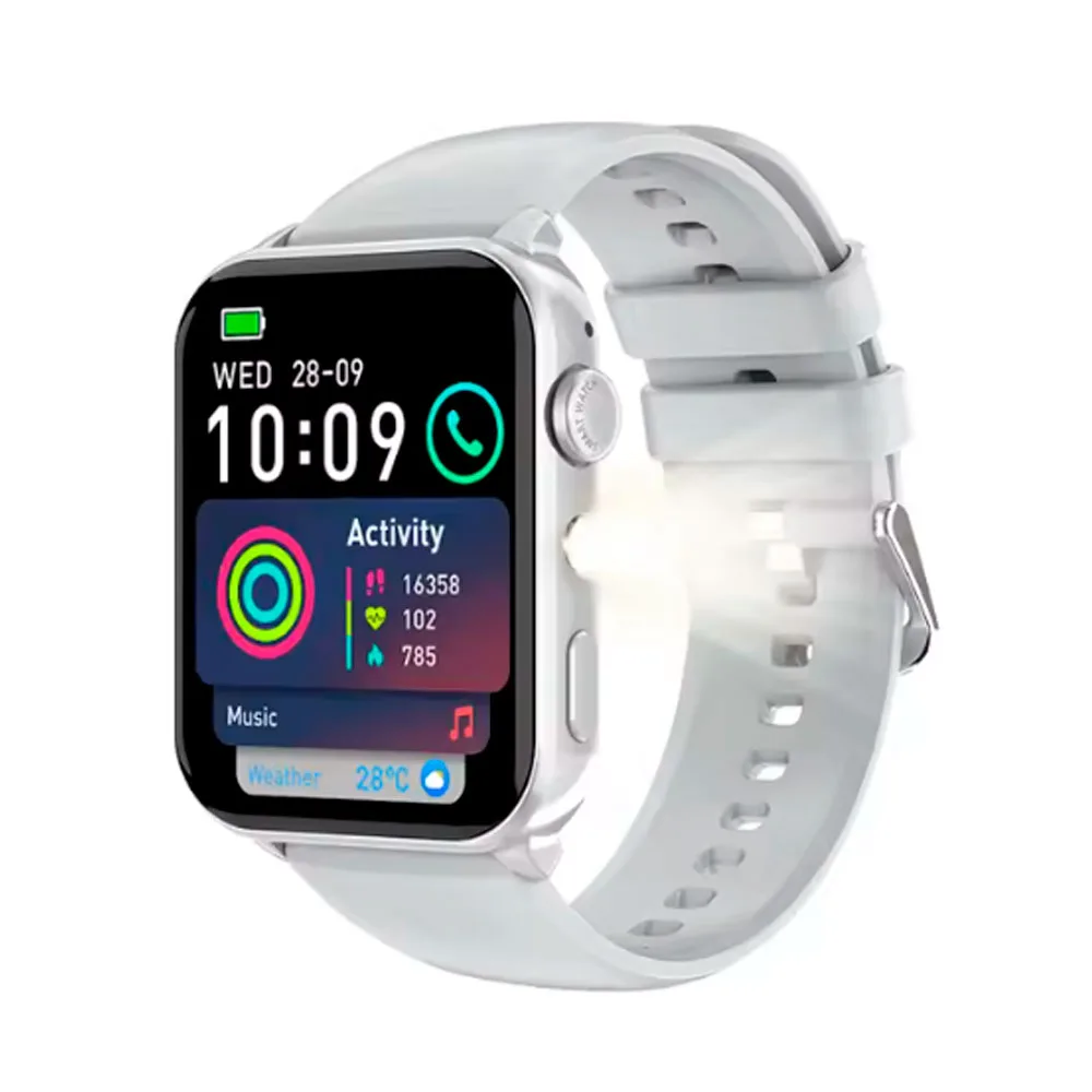 SmartWatch Blackview R30 Max - Bluetooth - Com Pulseira Extra - Prata ...